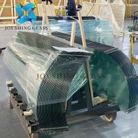 Quality Custom Curved Shower Door Glass Thickness Size Color Shape for sale