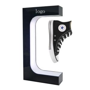 Quality floating magnetic shoe display sneaker levitation Suspension Acrylic Advertising for sale