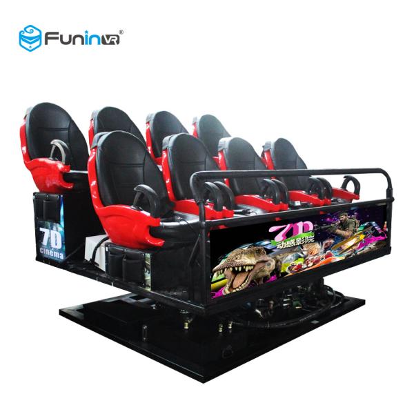 Quality Dual Projection 7D Movie Theater , Dynamic 5d 9d 12d Cinema With 8 9 12 Seats for sale