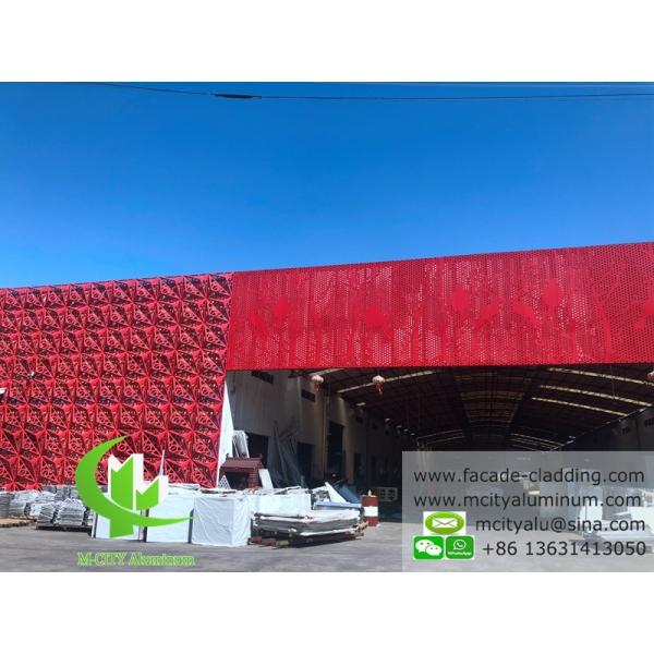 Quality Customized Design 3D Aluminum Panel for Facade Cladding with Powder Coated and for sale