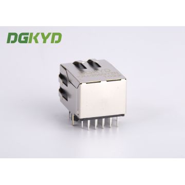 Quality Right Angle CAT6 RJ45 Modular Connector With Transformer For Monitor for sale
