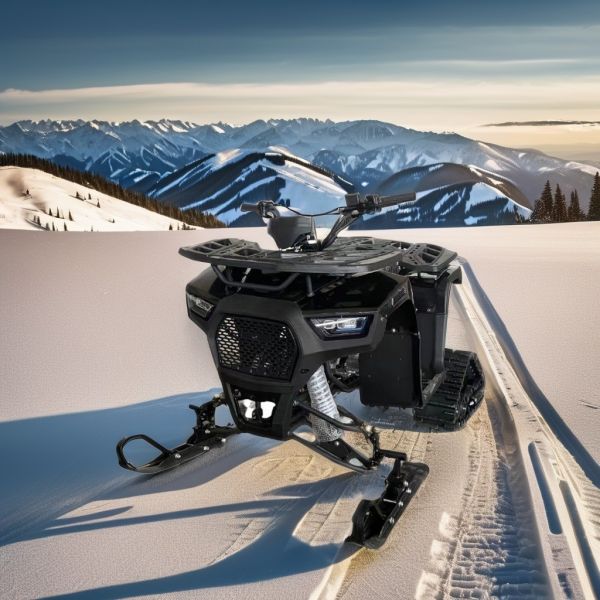 Quality Mini Snowmobiles 125cc 150cc Snowmobiles with Electric Start and Chain Transmission for sale