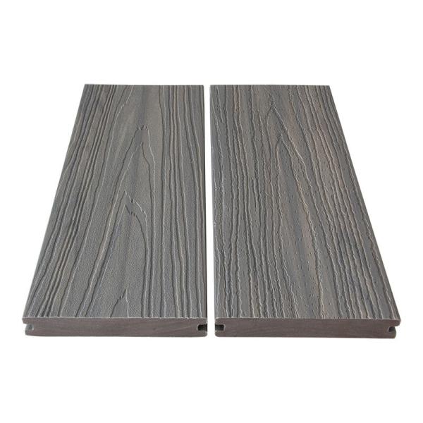 Quality Balcony 5.4m Capped Composite Decking Trims Space Gray Anti UV for sale