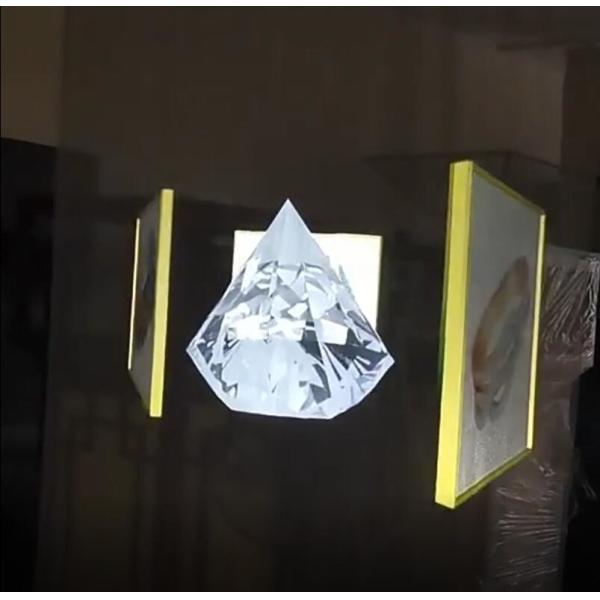 Quality Invisible 3D Holographic Display Product Transparent Projection Gauze Screen for sale