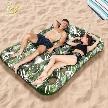 Quality Lc Summer Beach Oversized Double Lounger Raft Tanning Pool Floats Water Pads for sale