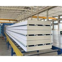 Quality Insulated Polyurethane Metal Sandwich Panels For Roofing Steel Thickness 0.4 - 0 for sale