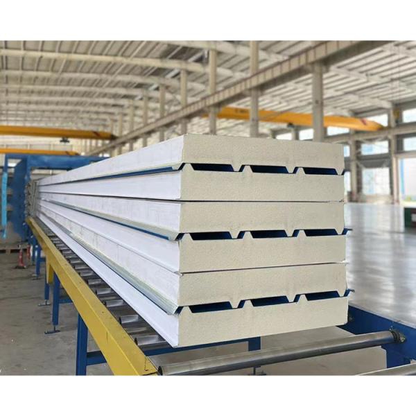 Quality Insulated Polyurethane Metal Sandwich Panels For Roofing Steel Thickness 0.4 - 0.8mm for sale