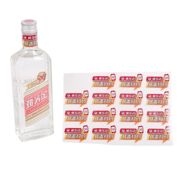 Quality Custom Made Clear Labels Personalized Waterproof Wine Bottle Labels for sale