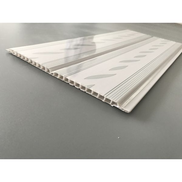Quality Green Leaf Kitchen Wall Cladding Panels , Plastic Wall Liner Panels for sale