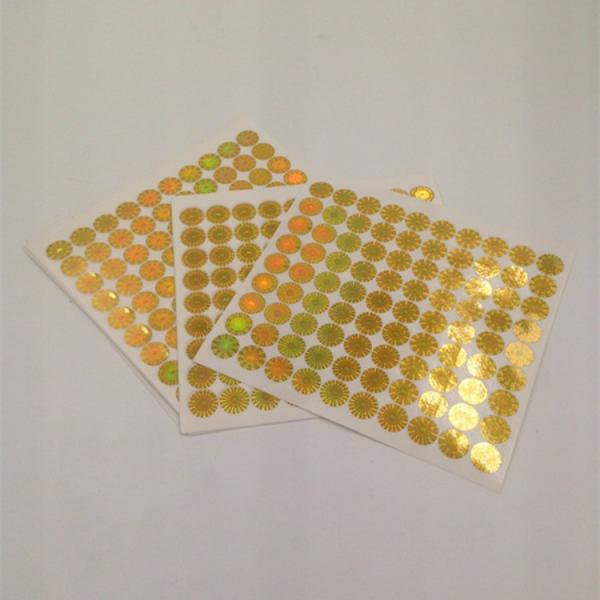 Quality CMYK Printing Security Hologram Stickers for sale