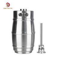 Quality LFGB Portable Double Wall Refillable 5 Liter Mini Keg for sale