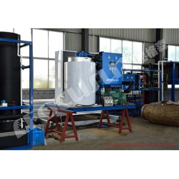 Quality Automatic Flake Ice Machine with 5 Tons Capacity and Overseas Engineers for sale