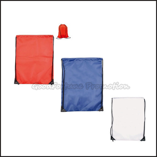 Quality Eco Promotional Nylon Drawstring Backpack Travel Camp Bag Customized for sale