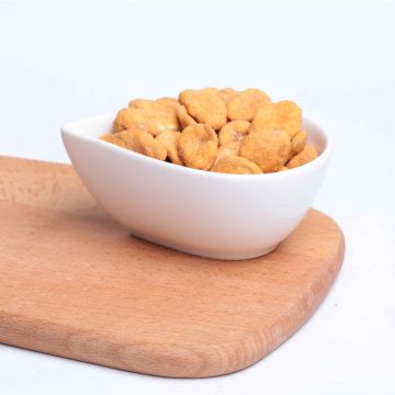 Quality Customized Coated Crispy Broad Bean Chips Chili/Chilli/Spicy Flavor Fried Fave for sale