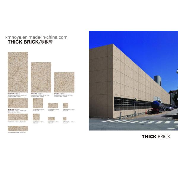 Quality Thick Brick Block Grey Ceramic Paving Tiles in Stone Form for Sustainable for sale