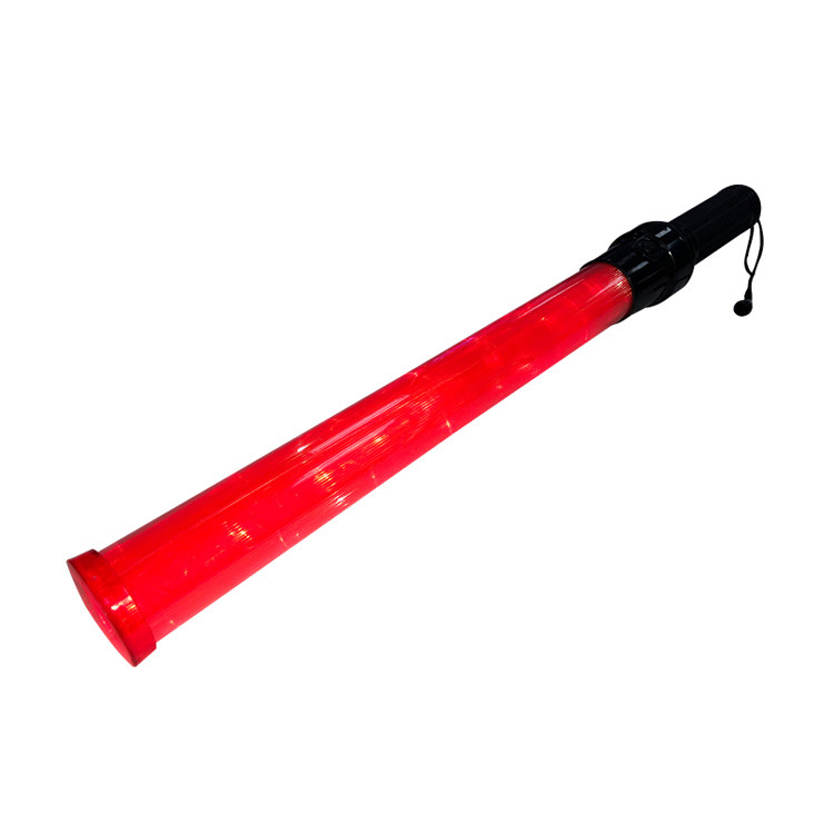 Quality Portable Rechargeable Red Flashing Light Baton for Traffic Roadway Safety for sale