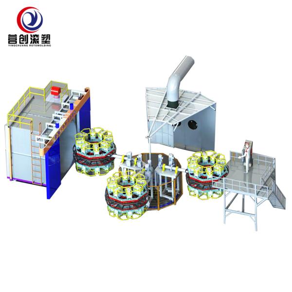 Quality HDPE  Circular Oven Structure Water Tank Making Machine Energy Saving for sale