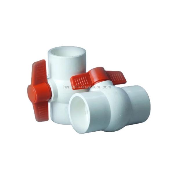 Quality STANDARD Length PVC Octagonal Ball Valve with 1/2 Socket and ANSI Plastic Valves for sale