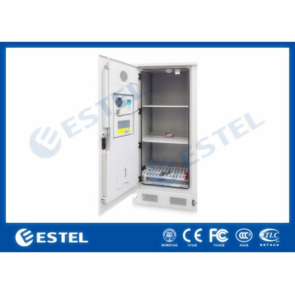Quality Three Layers Metal Outdoor Battery Street Cabinets Telecoms With Water Sensor for sale