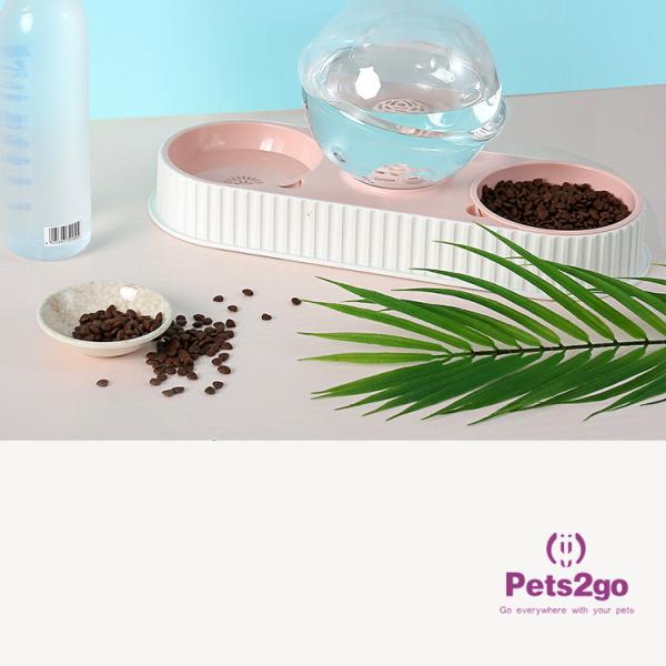 Quality BPA Free Easy Lifting rubber feet Automatic Feeder Bowls for sale