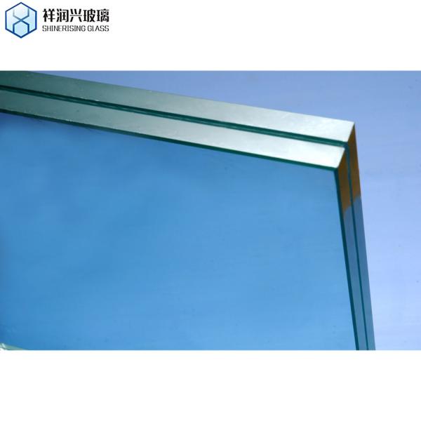 Quality 6.38mm Clear Laminated Glass with Decorative Function Colored Safety Laminated for sale