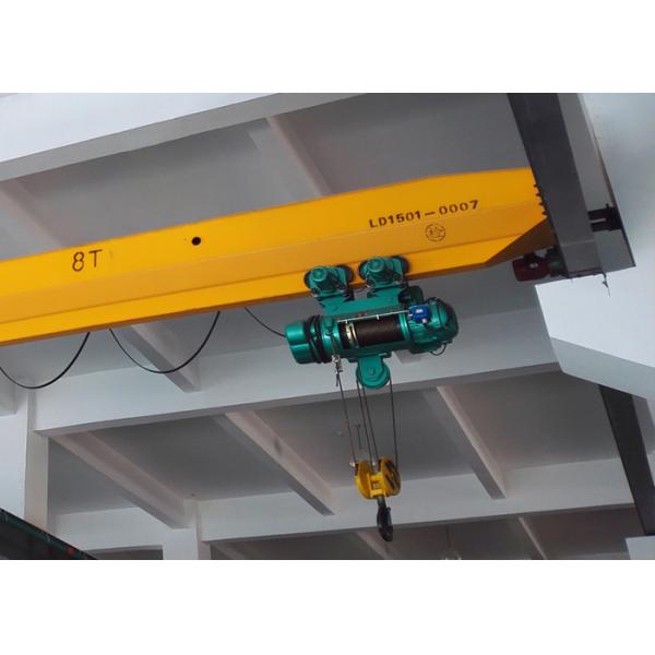 Quality GOST BV A5 8 Ton Single Girder Overhead Cranes For Factory for sale