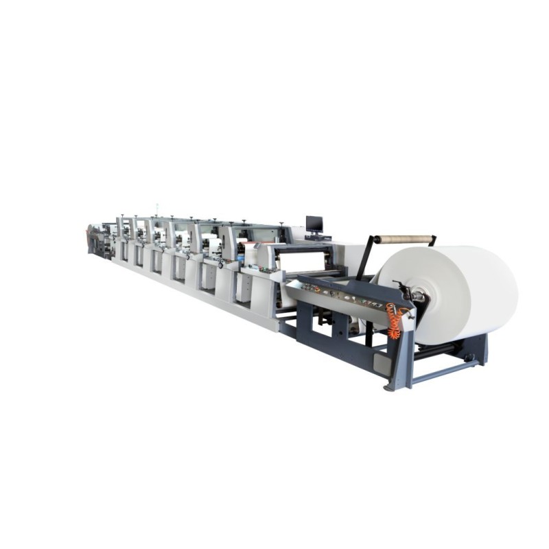 6 Colors Paper Bag Flexographic Printer