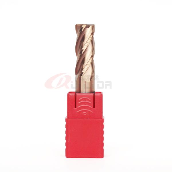 Quality Bull Endmill 4 Flutes Solid Carbide Corner Radius End Mills HRC55 for sale