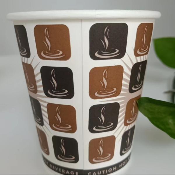 Quality 8 Oz 300g Single Wall Creative Disposable Paper Cup Customized for Your for sale