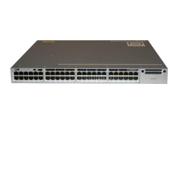 Quality Cisco 3850 series 48 Ports 10/100/1000 gigabit ethernet PoE network Switch WS-C3850-48P-E for sale