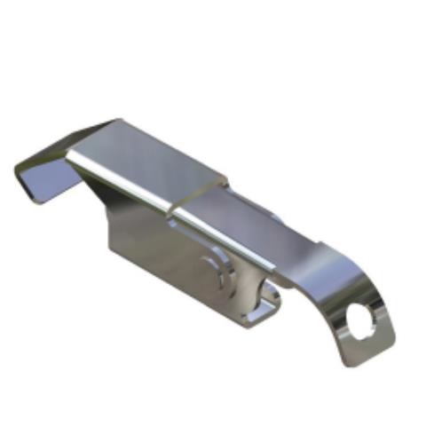 Quality Silver Stainless Steel Over Center Latches Fastener 95*18*1.5mm For Mold Machine for sale