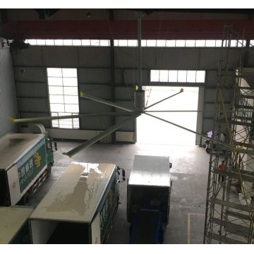 Quality Fresh Air Big 1.5kw Gearbox Motor electric hvls fan for sale