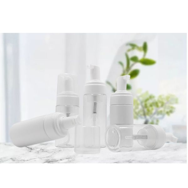 Quality 43mm Cosmetics Plastic Bottles , Liquid Soap Foam Pump Bottles 100ml 150ml for sale