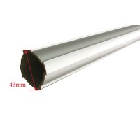 Quality Max OD 43MM Aluminium Alloy Pipe Lean Tube 2.3 mm Thickness Wall 6063-T5 for sale