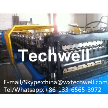 Quality Chain Transmission Double Layer Roll Forming Machines For Corrugated Sheets for sale