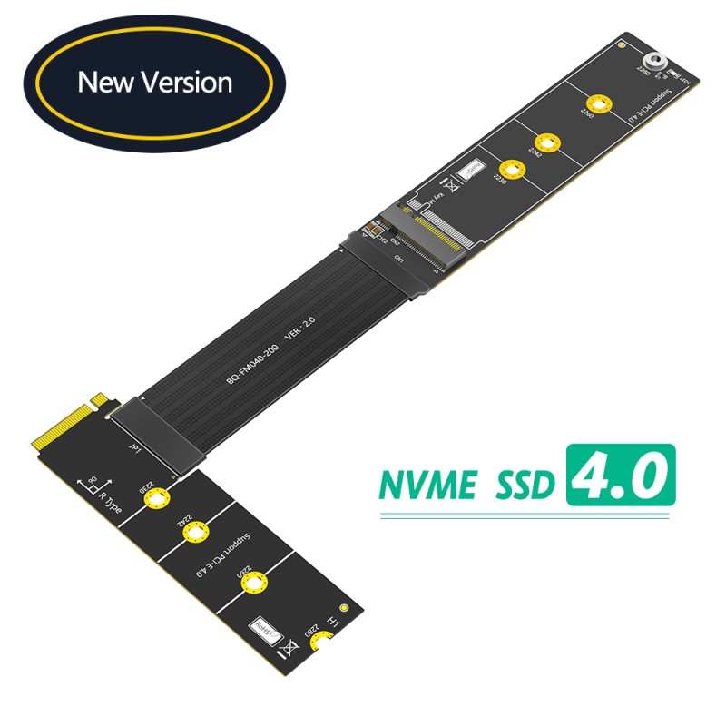 M.2 NVME SSD Extension Cable front view