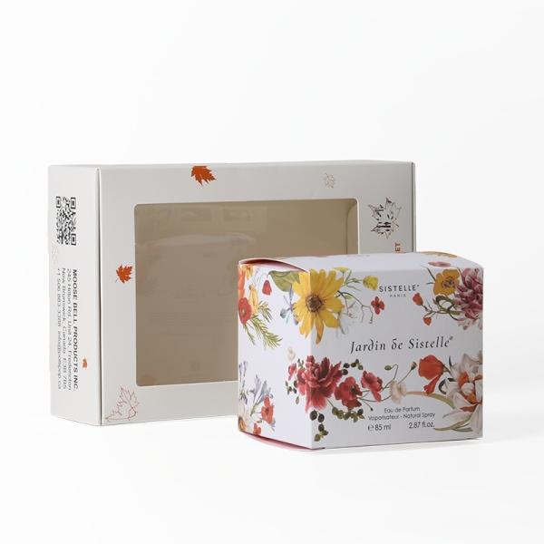 Quality Industrial Cosmetic Plastics Liner Type Perfume Bottle with Window Box Packaging for sale