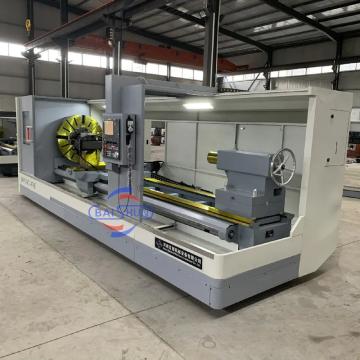 Quality Cnc Wheel Lathe Machine Heavy Duty Automatic Torno Flat Bed for sale