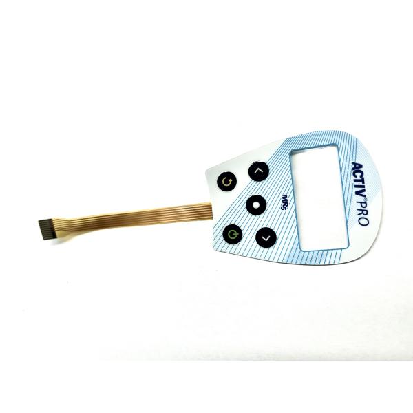 Quality 280G Force Feedback FPC Membrane Switch Keypad 10MM Etching For Controller for sale