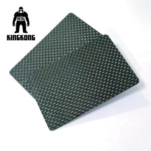 Quality Carbon Fibre Gift Pvc Identity Card Silkscreen Printed Logo Customised for sale