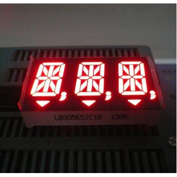 Quality Anode Ultra Amber 14 Segment Alphanumeric Display 14.2mm Cathode Polarity for sale