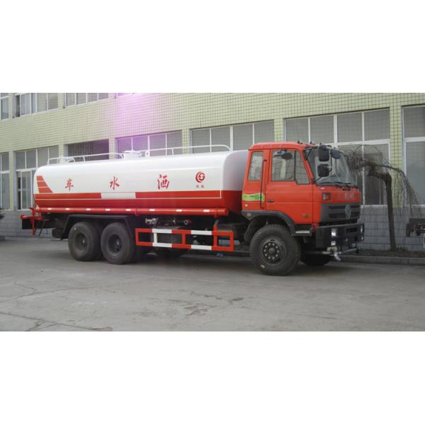 Quality Dongfeng 6x4 20000L 210hp Water Bowser Truck Double Back Bridge for sale