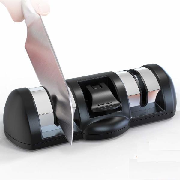 Quality Kitchen Household Knife Sharpener Two Knife Mouths One Coarse Grinding for sale