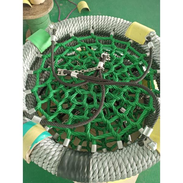 Quality 100cm Customized Colors Commercial Swing Net Bird Nest Swing For Playground for sale