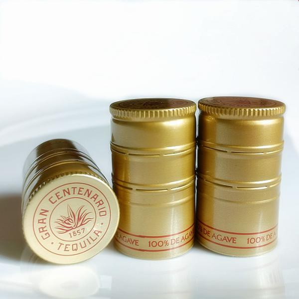 Quality Twist Lock Aluminum Wine Bottle Caps 28mm Aluminium Screw Cap Non Refillable for sale