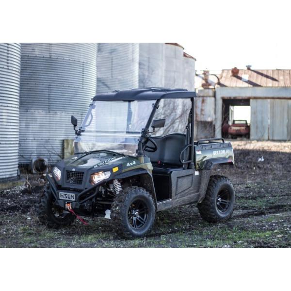 Quality 4WD Hisun Tracks UTV Electric Vehicle 48V Electric UTV with EEC Approved for sale