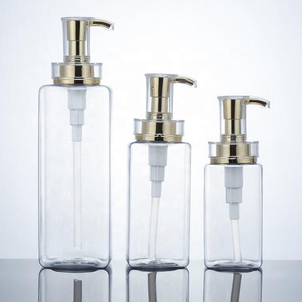 Quality Luxury 300ml 400ml 500ml Hotel Empty Conditioner Packaging16oz Men Clear Lotion for sale