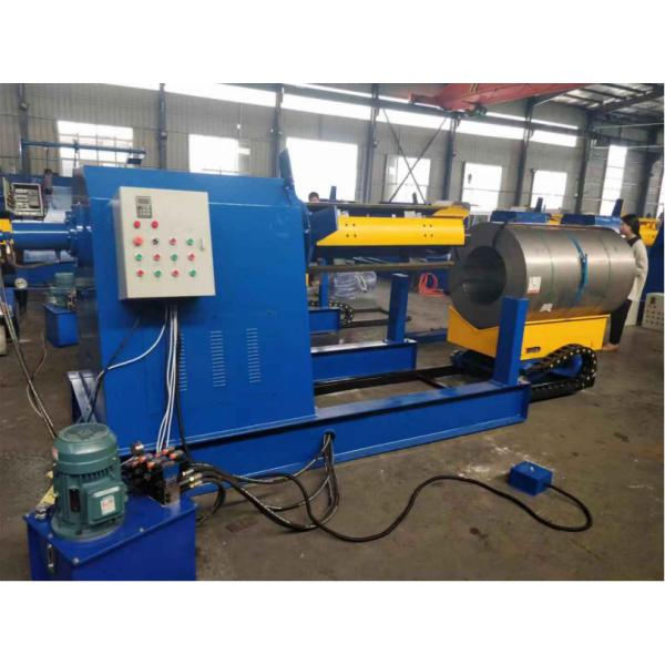 Quality 1.5-45 Tons Steel Coil Automatic Hydraulic Decoiler Uncoiler Machine With Coil for sale