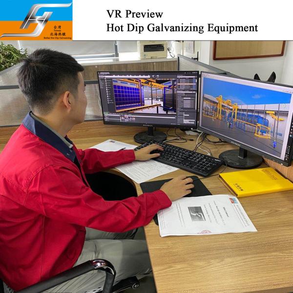 Quality VR Preview Hot Dip Galvanizing Production Line with Customized Design for for sale