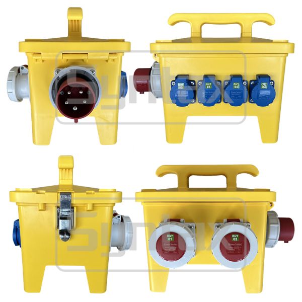 Quality Syntax MP12 Portable Power Distribution Socket Box 32amp 3 Phase 400V 300*230*287mm for sale